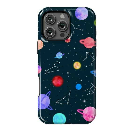 Cosmic Aesthetic Space Galaxy Art iPhone Case 17 16 15 14 13 12 11 Pro ...