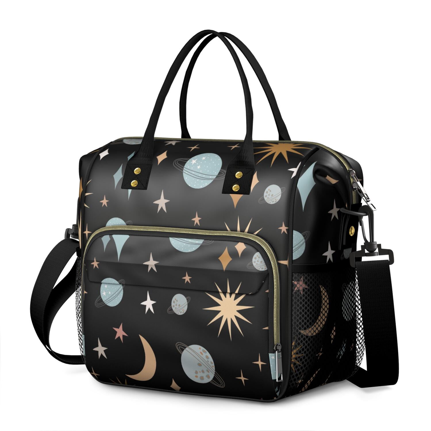 Cosmic Astrology Insulated Lunch Bag – Large Leakproof Cooler Tote with ...