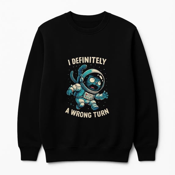 Cosmic Astronaut Crewneck Pullover Featuring Space Theme, Science ...