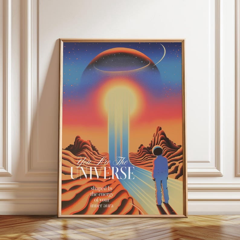 Cosmic Aura Energy Art Poster – Embrace Your Inner Universe ...