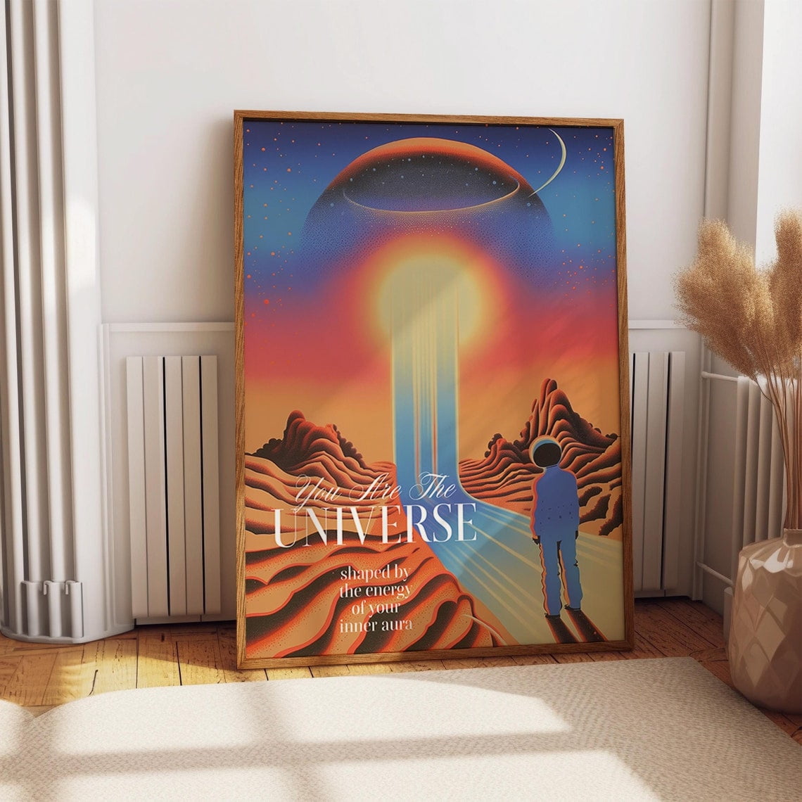 Cosmic Aura Energy Art Posterembrace Your Inner Universe Inspirational ...