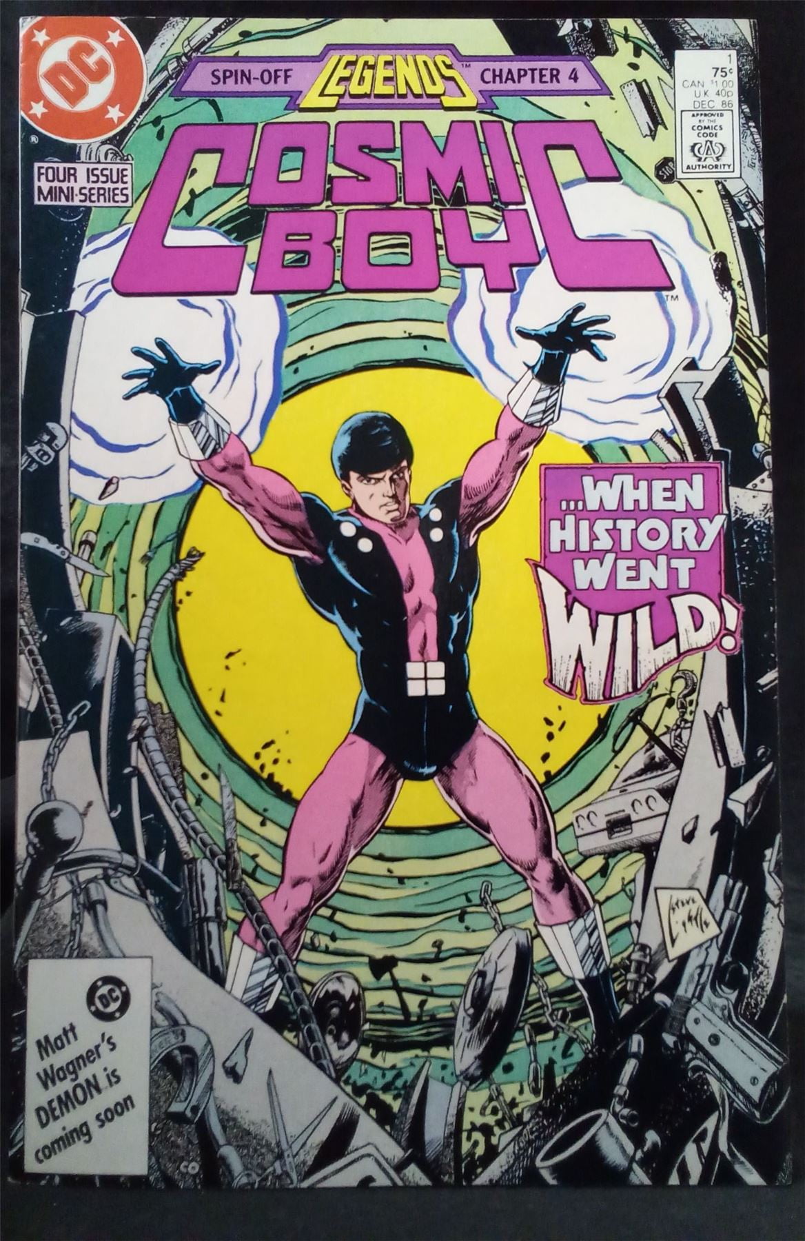 Pre-Owned Cosmic Boy #1 1986 DC Comics Comic Book - Walmart.com