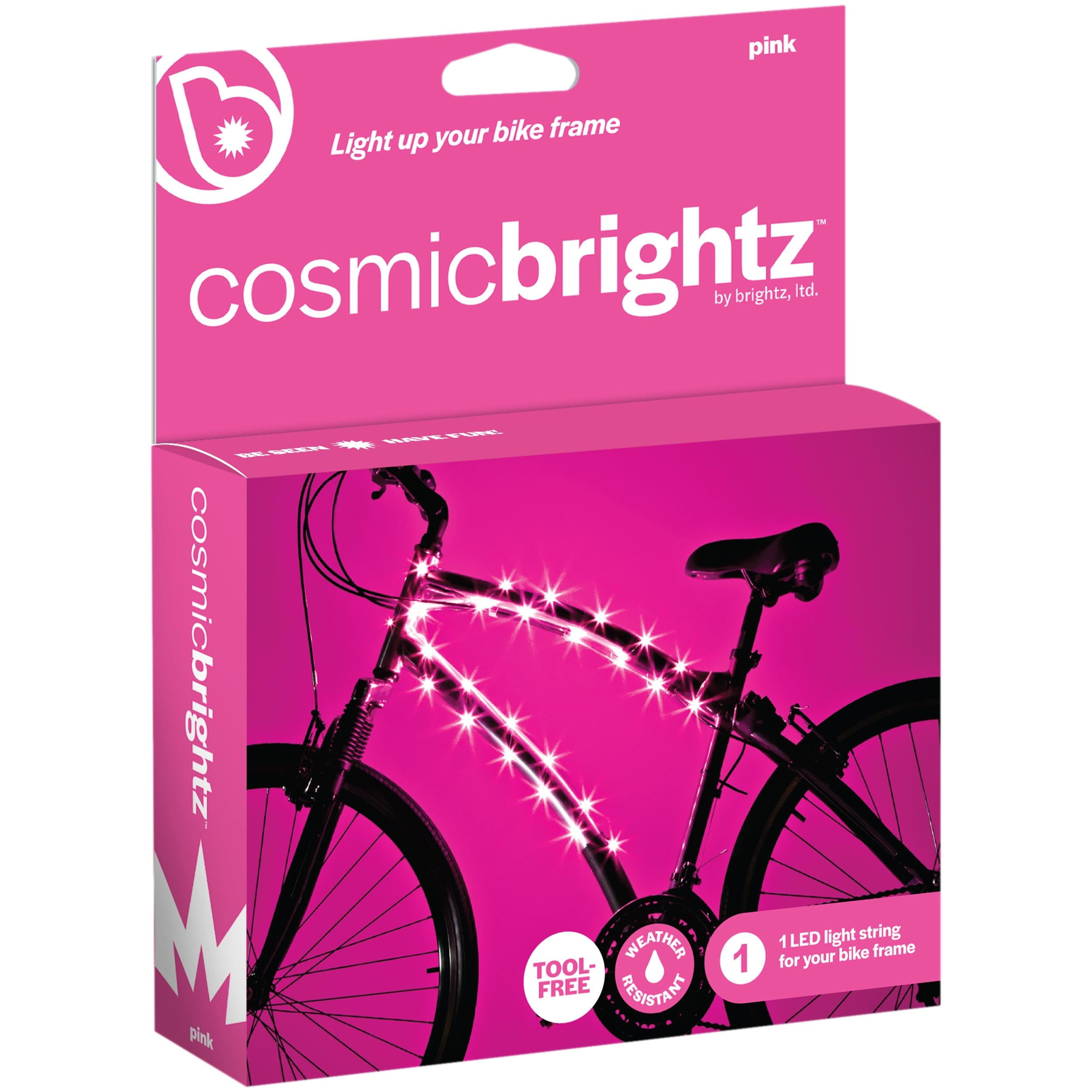 Brightz, LED Bike Frame Lights, 6.5 ft Rope, Pink, Weather-Resistant ...