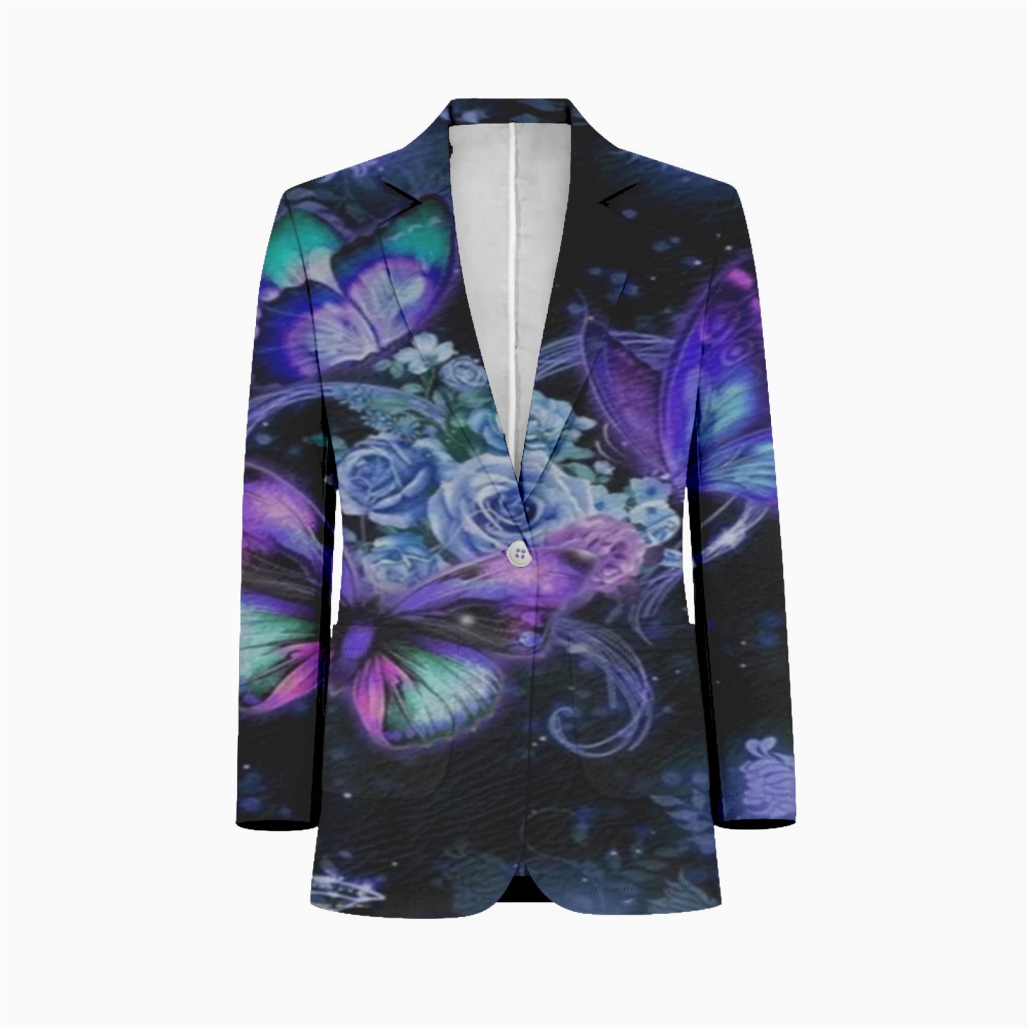 Cosmic Butterfly Customized Men's Suits full man Shawl Collar Gentleman ...