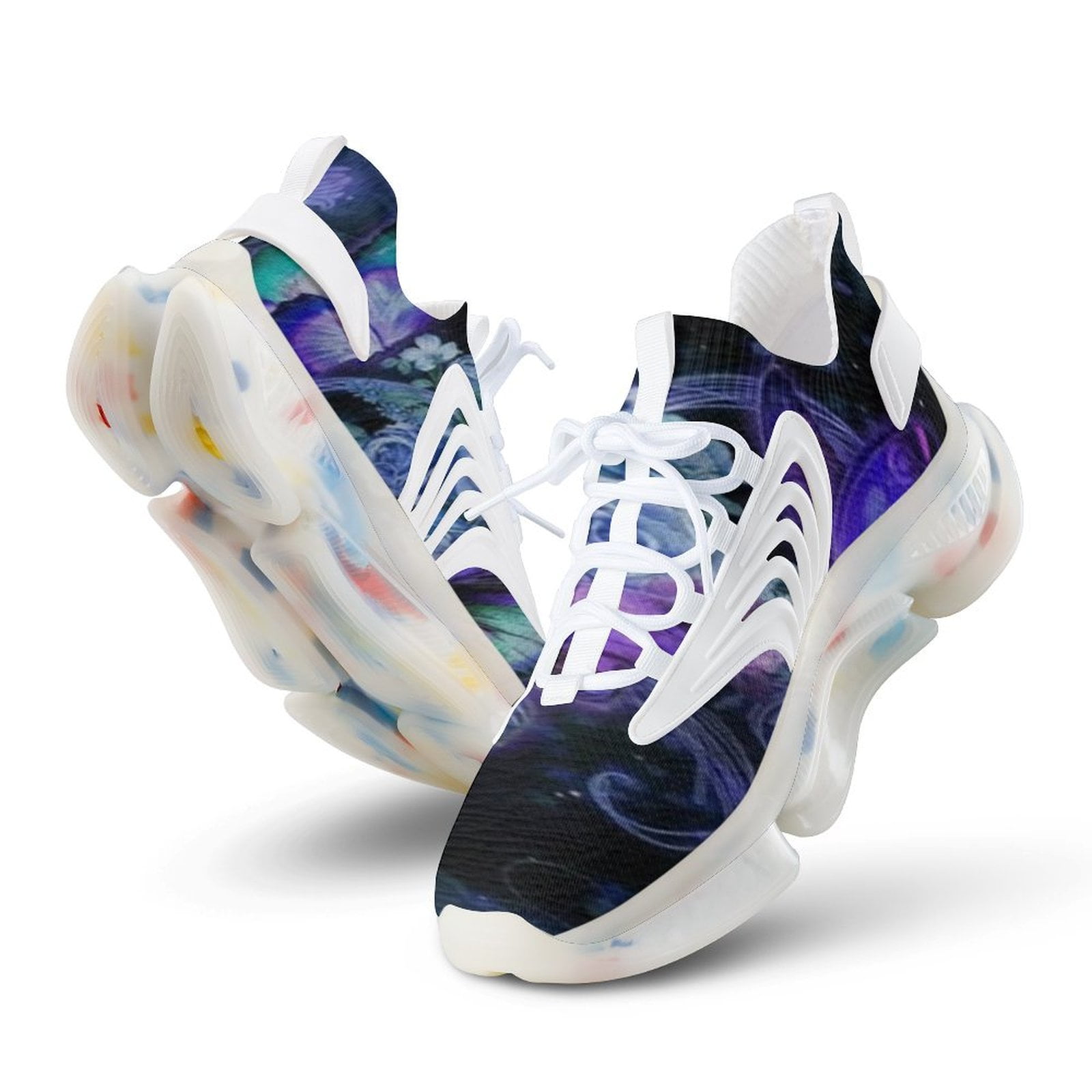 Cosmic Butterfly Walking Shoes for Men Woman Lightweight Tennis Fashion ...