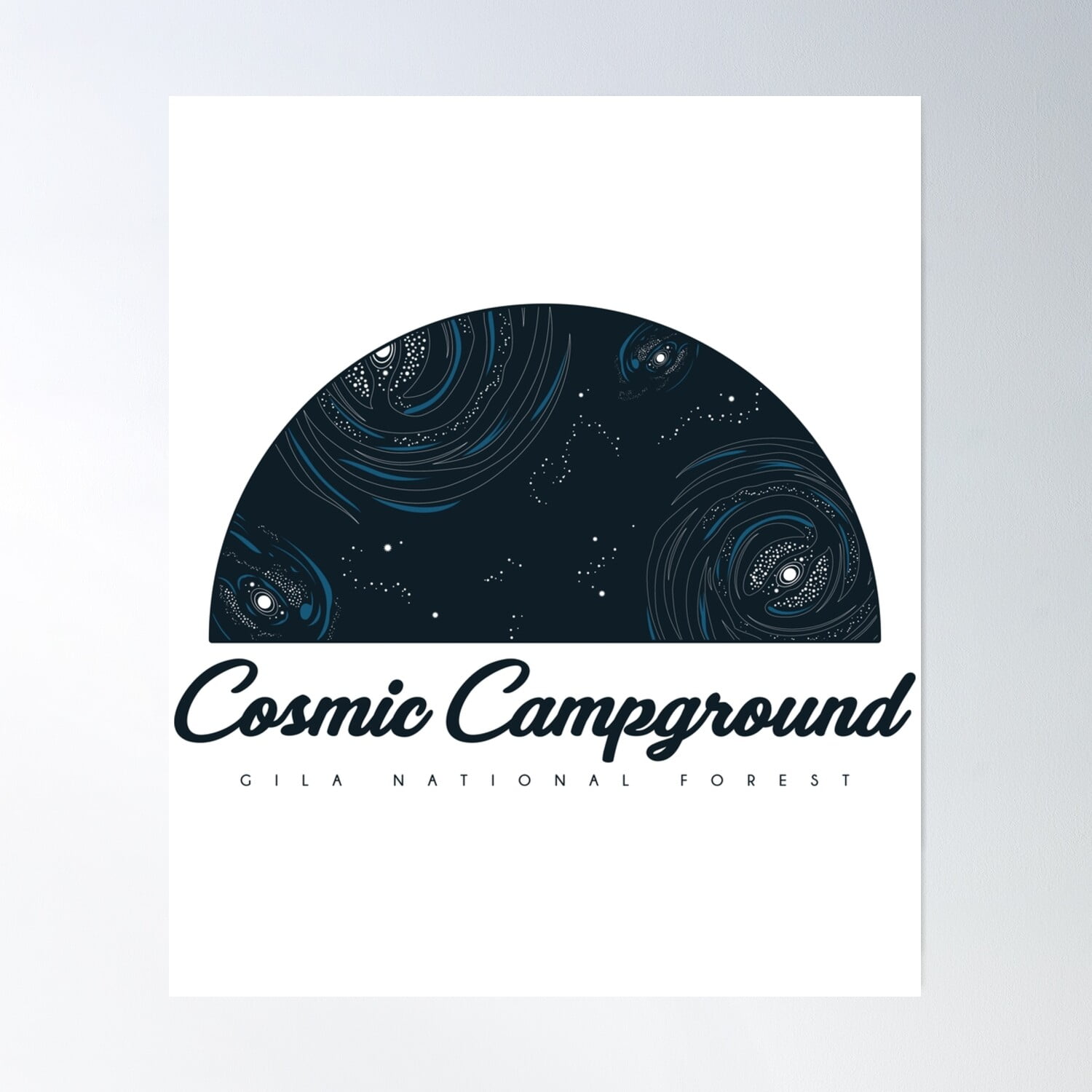 Cosmic Campground - Gila National Forest Poster Wall Art, Modern Wall ...
