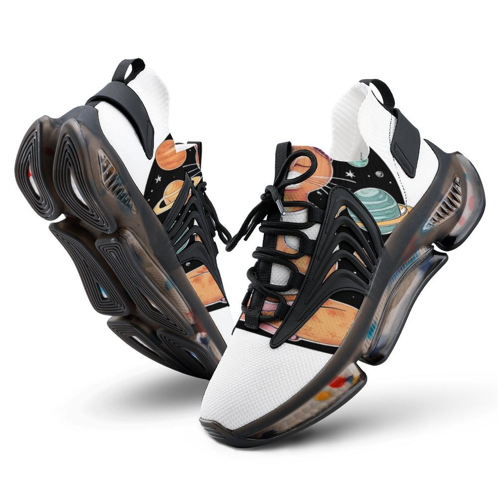 Cosmic Cat Yoga Walking Shoes for Men Woman Lightweight Tennis Fashion ...