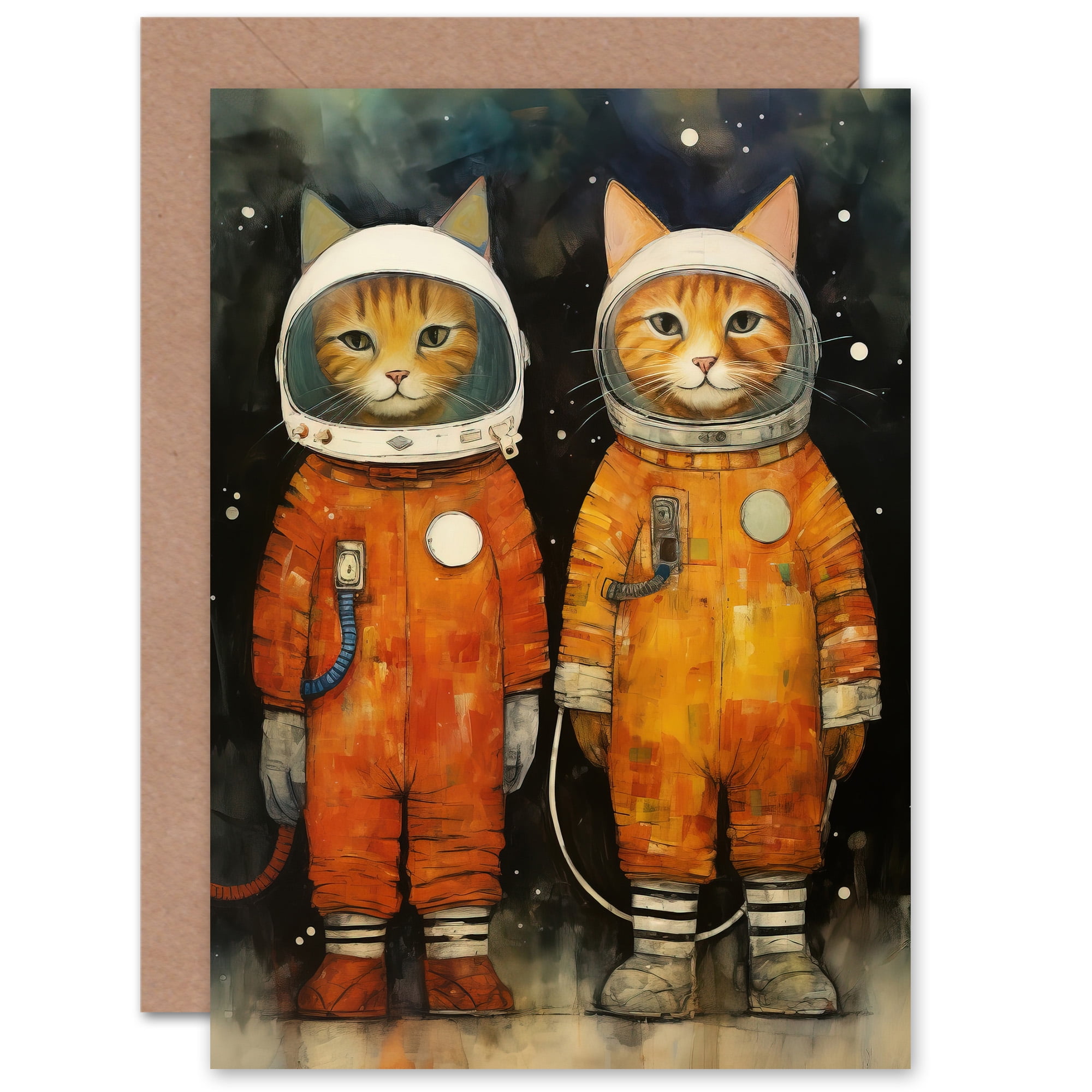 Cosmic Cats in Outer Space for Child Children Kids Birthday Thank You ...