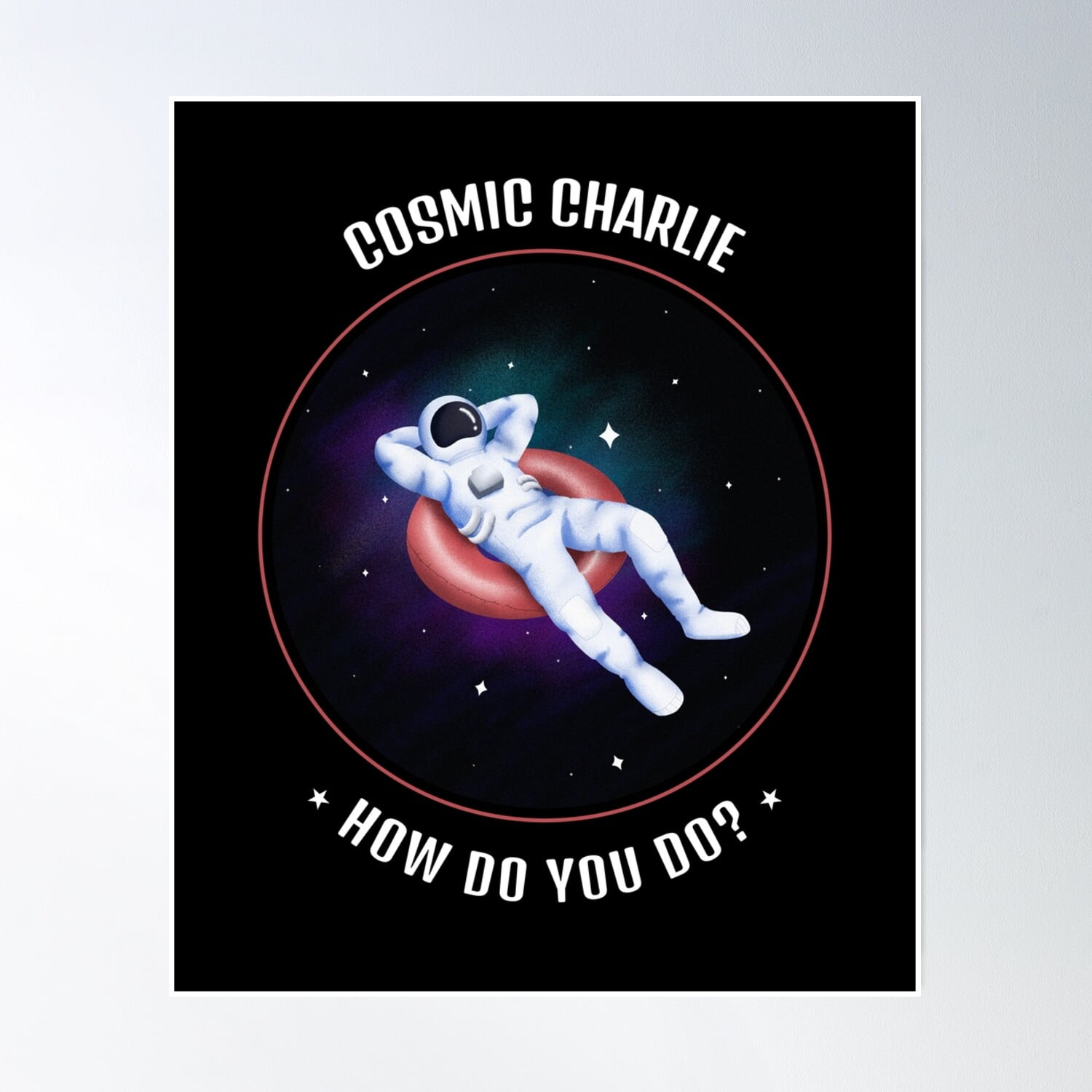 Cosmic Charlie Poster Wall Art, Modern Wall Decor, 8x12 UNFRAMED ...
