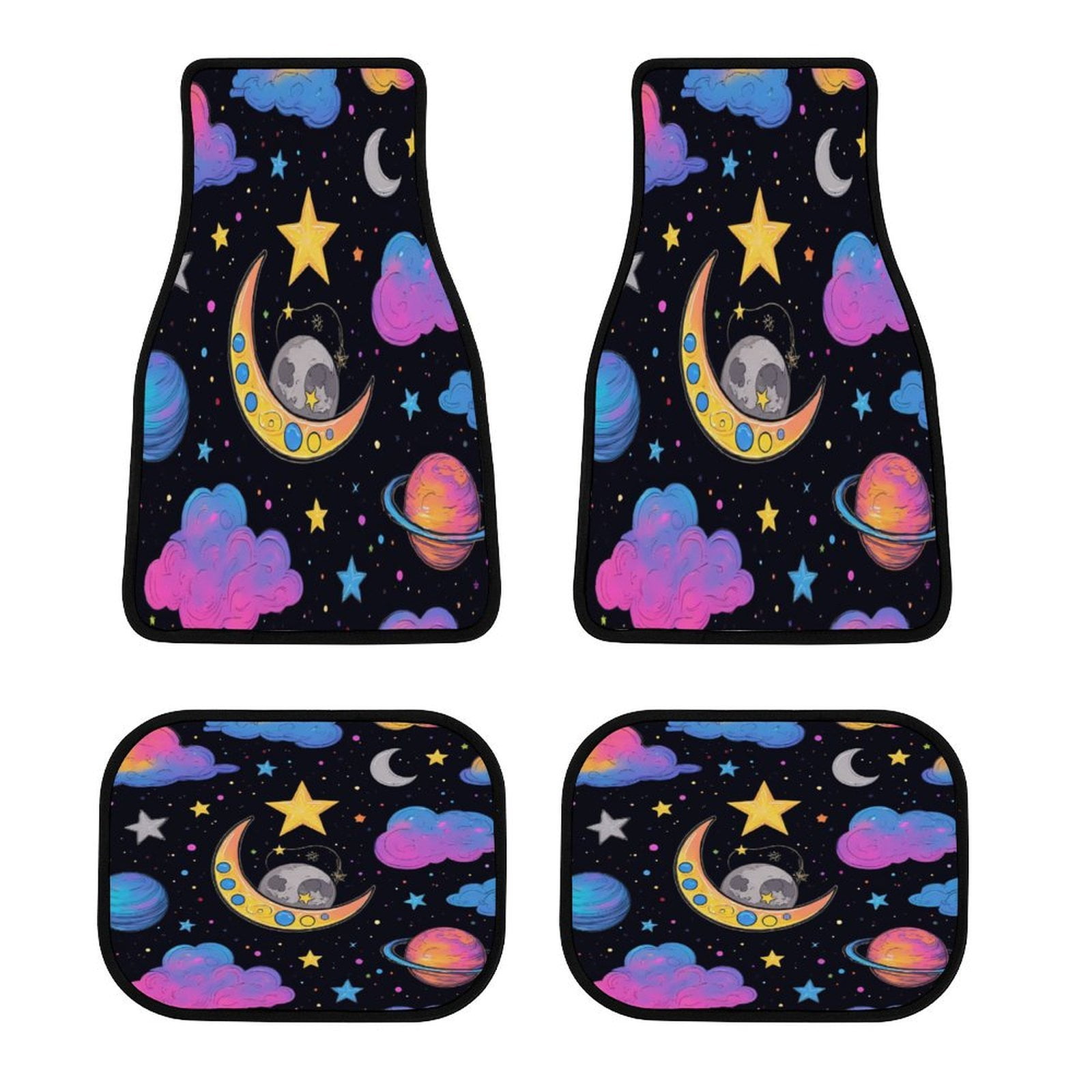 Cosmic Clouds Dream Floor Mats for Cars All Weather , Anti-Slip Rubber ...