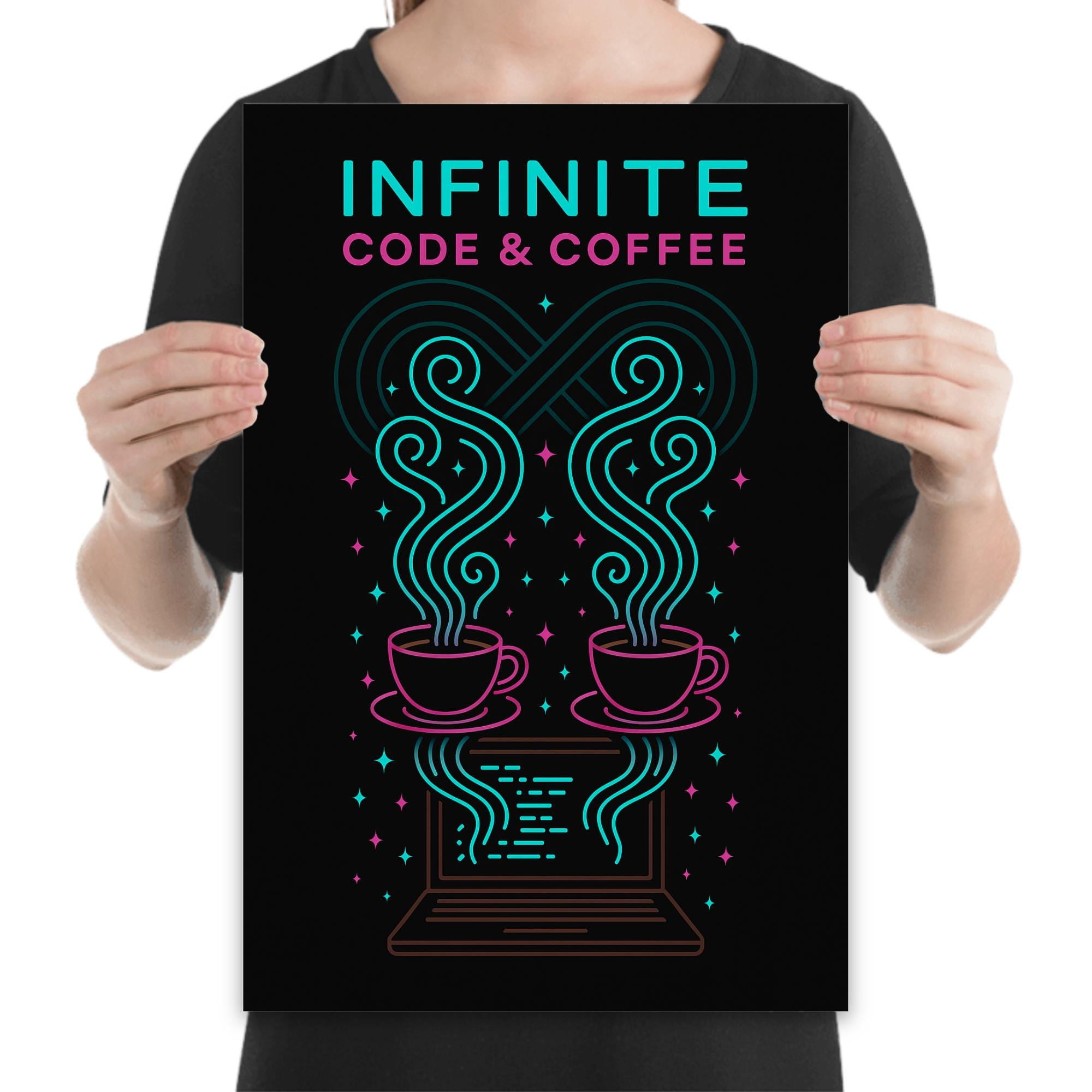 Cosmic Code Poster - 13x19 Wall Decor for Developers Gift - Walmart.com
