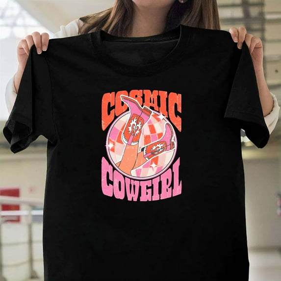 Cosmic Cowgirl Rodeo Western Graphic Space Cowboy, Nashville Graphic ...