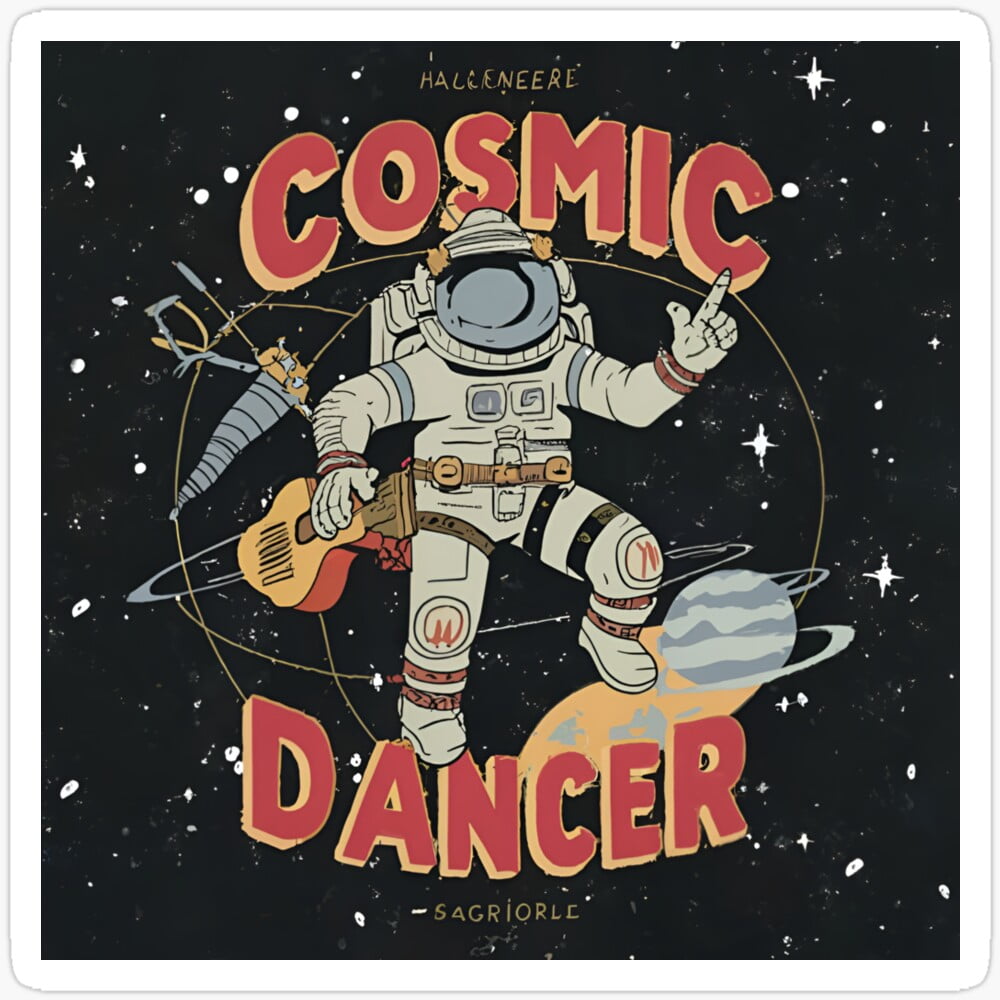 Cosmic Dancer Stickerphone Decal Water Bottle Stickers, Vinyl Stickers ...