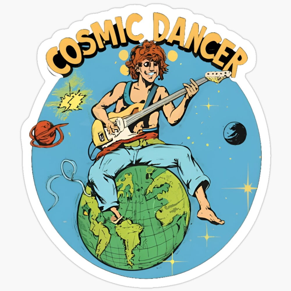 Cosmic Dancer Stickerphone Decal Water Bottle Stickers, Vinyl Stickers ...