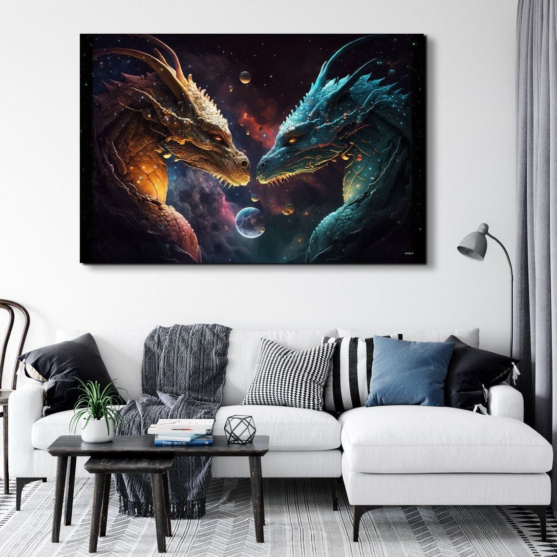 Cosmic Dragons, Fantasy Art, Dragon Art, Mystical Art, Cosmic Art ...