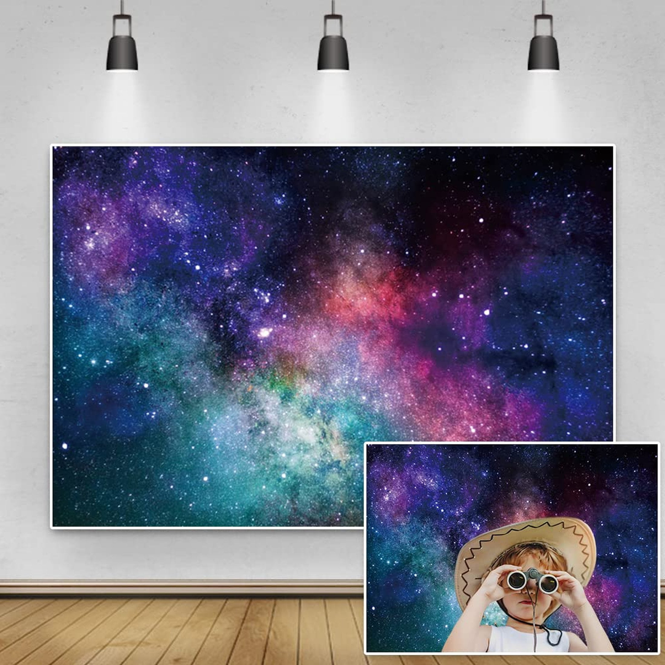 Cosmic Dreamscape Backdrop - 10x8ft Starry Sky Universe Scene for ...
