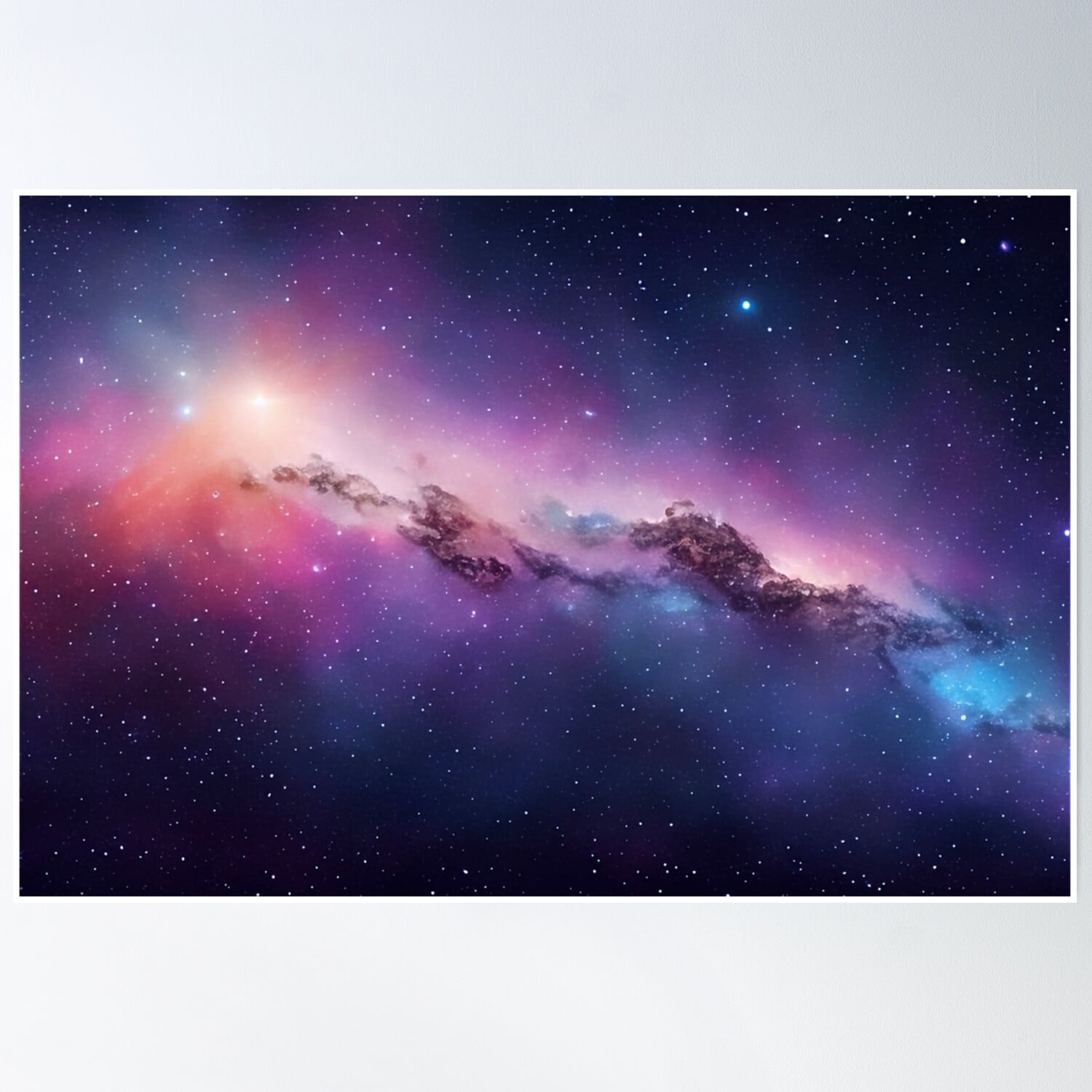 Cosmic Dreamscape Print (Ai) Poster Wall Art, Modern Wall Decor, 24x36 ...