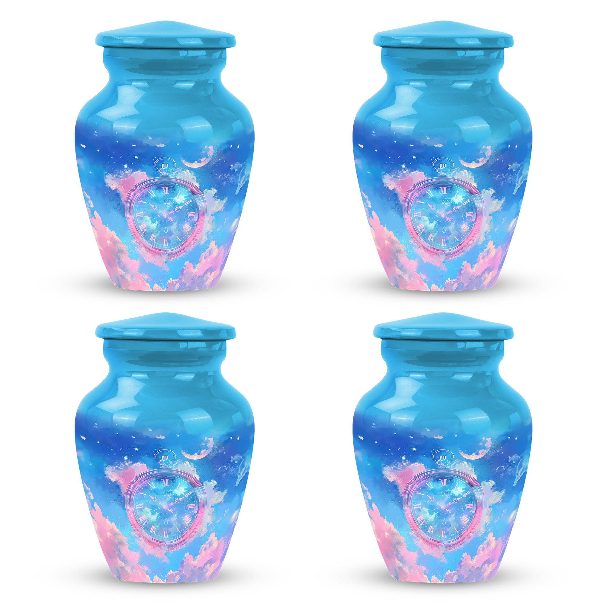 Cosmic Eternity Clock - Small Keepsake Urn - Mini Urn For Male & Female ...