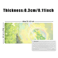 Cosmic Forest Mouse Pad 31.5 x 11.82 Inches Rubber Desk Mat with Planet ...