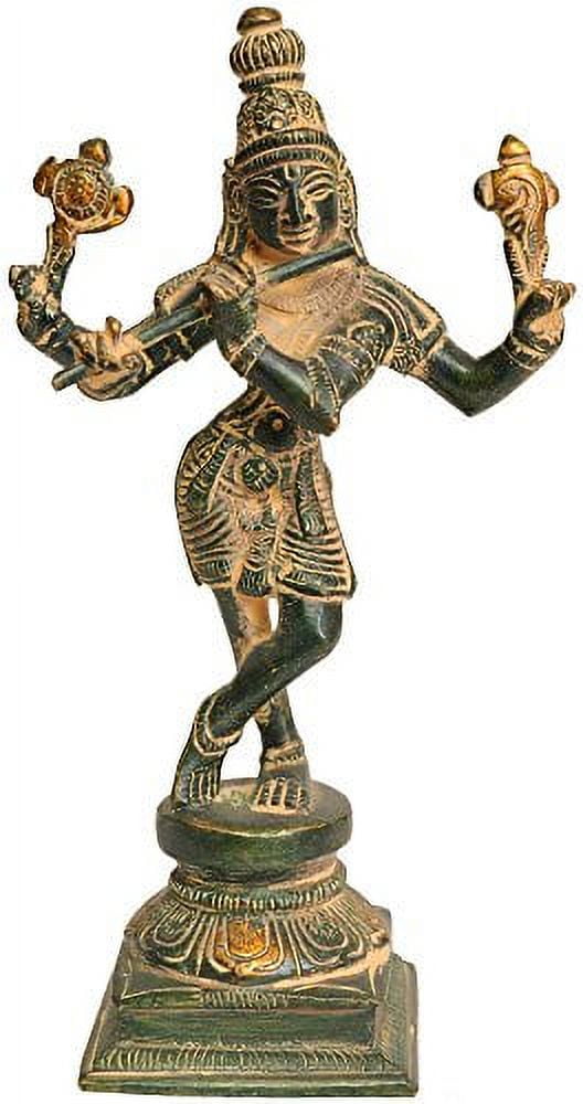 Cosmic Form of Lord Krishna - Brass Statue - Walmart.com