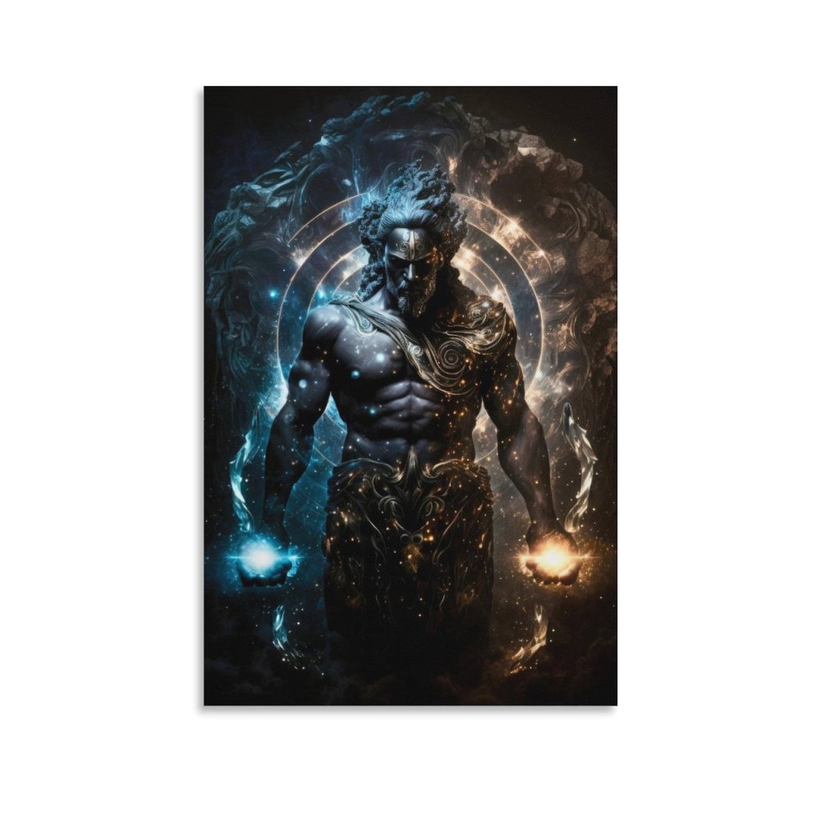 Cosmic Hades from Greek Myth Poster Wall Art Picture Painting Poster ...