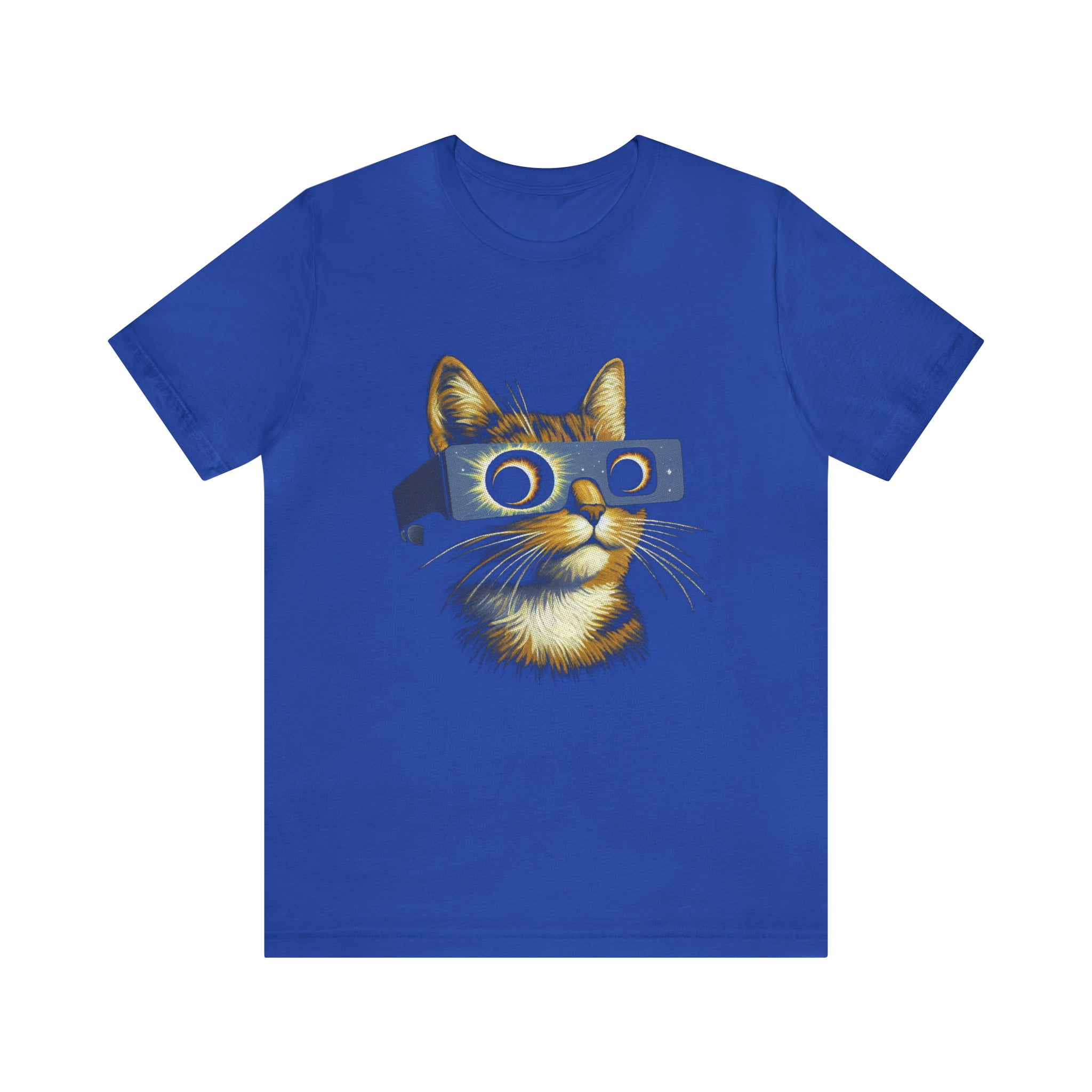Cosmic Kitty Solar Eclipse T-Shirt - Cat in Eclipse Glasses - Walmart.com