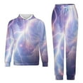 Cosmic Lightning Storm Hoodie + Pants Suit Cool Men/Women 2 Pcs ...