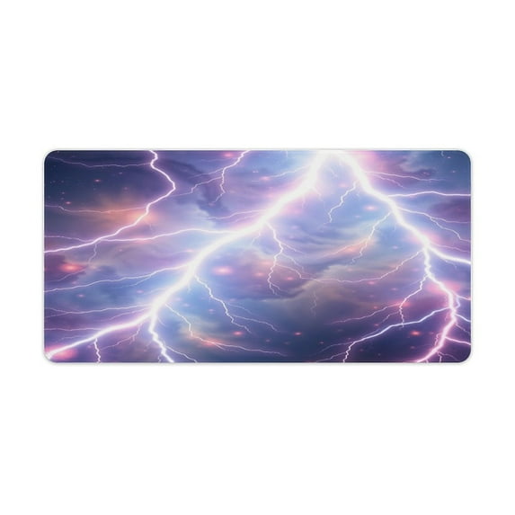 Cosmic Lightning Storm Mouse Pad Playmat Office Non-Slip Computer Table ...