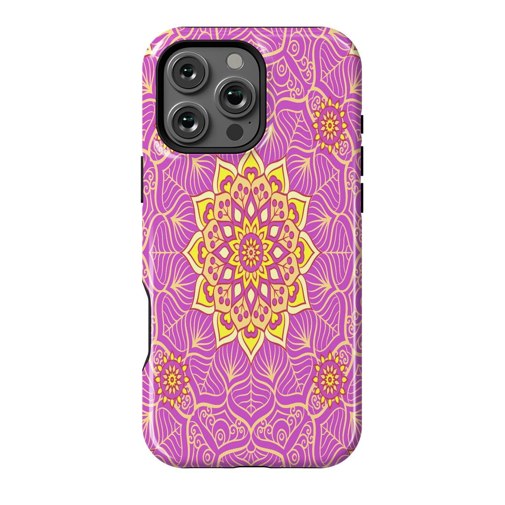 Cosmic Mandala Universe Center Tough Case for iPhone 11 to 17 Series ...