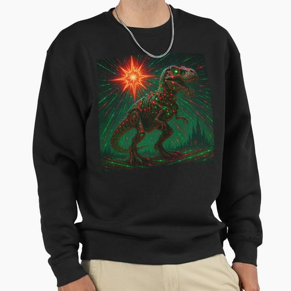 Cosmic Mecha T Rex Crimson Star Robot Retro Aesthetic Graphic Vintage ...