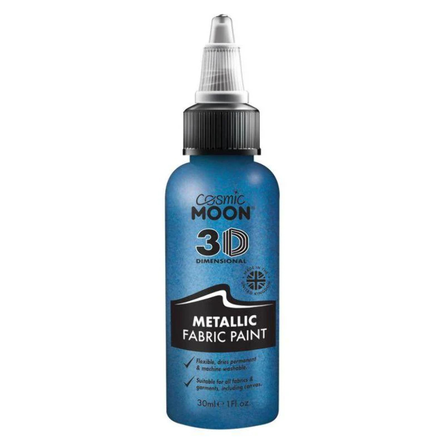 Cosmic Moon Metallic Fabric Paint Single 30ml - Walmart.com