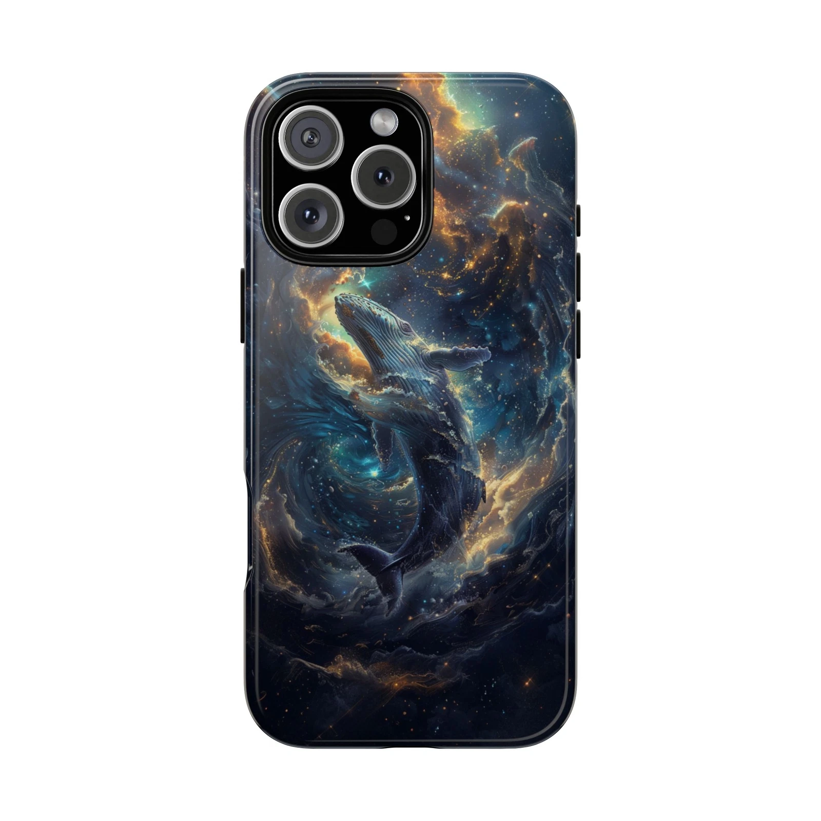Cosmic Nebula Humpback Whale Fantasy Scene Phone Case 11 12 13 14 15 16 ...