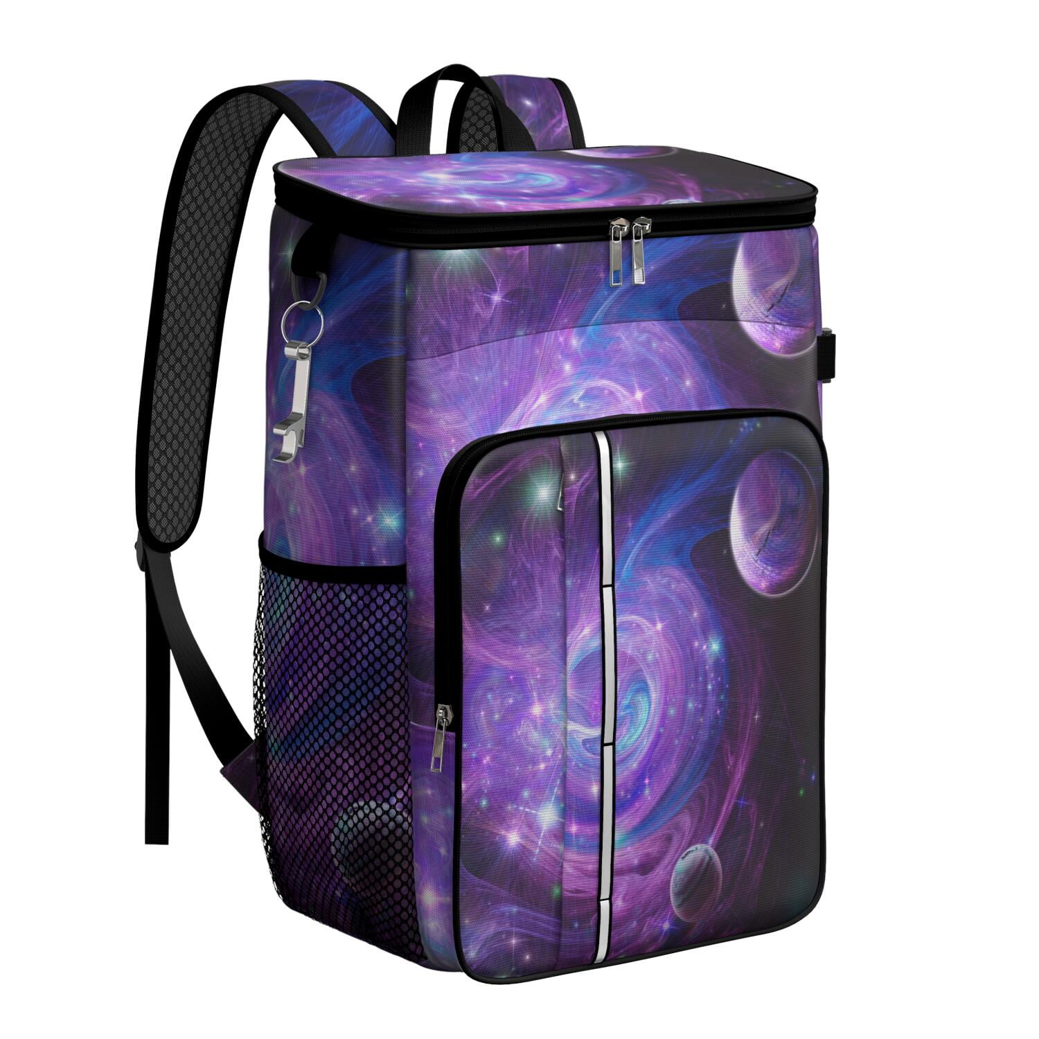 Cosmic Nebula Space Backpack Cooler, Insulated Leakproof Lunch Bag with ...