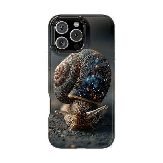 Cosmic Nebula Stars in a Snail Shell Graphic Case for iPhone 11,12,13 ...
