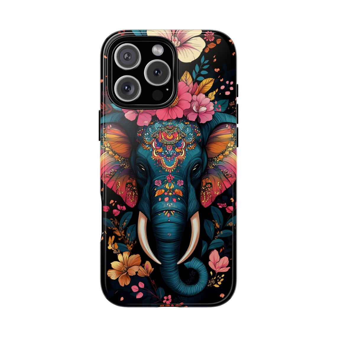 Cosmic Nebula Swirling Neon in Starry Space Scene Phone Case for iPhone ...