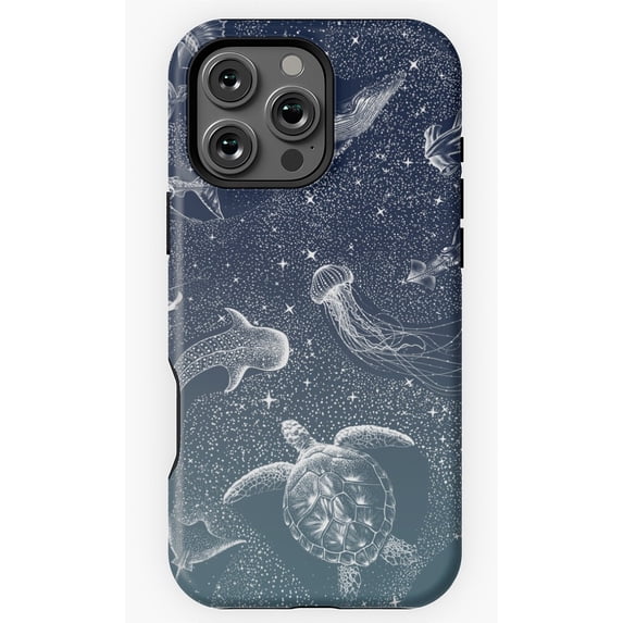 Cosmic Ocean Turquoise Gradient Phone Case for iPhone 16 15 14 13 12 11 ...