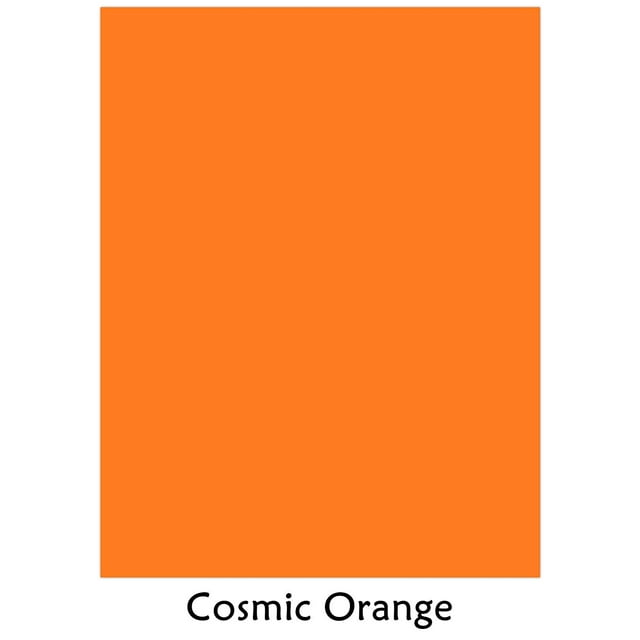 Cosmic Orange - Neenah Astrobrights Premium Color Card Stock,Size 8.5 x ...