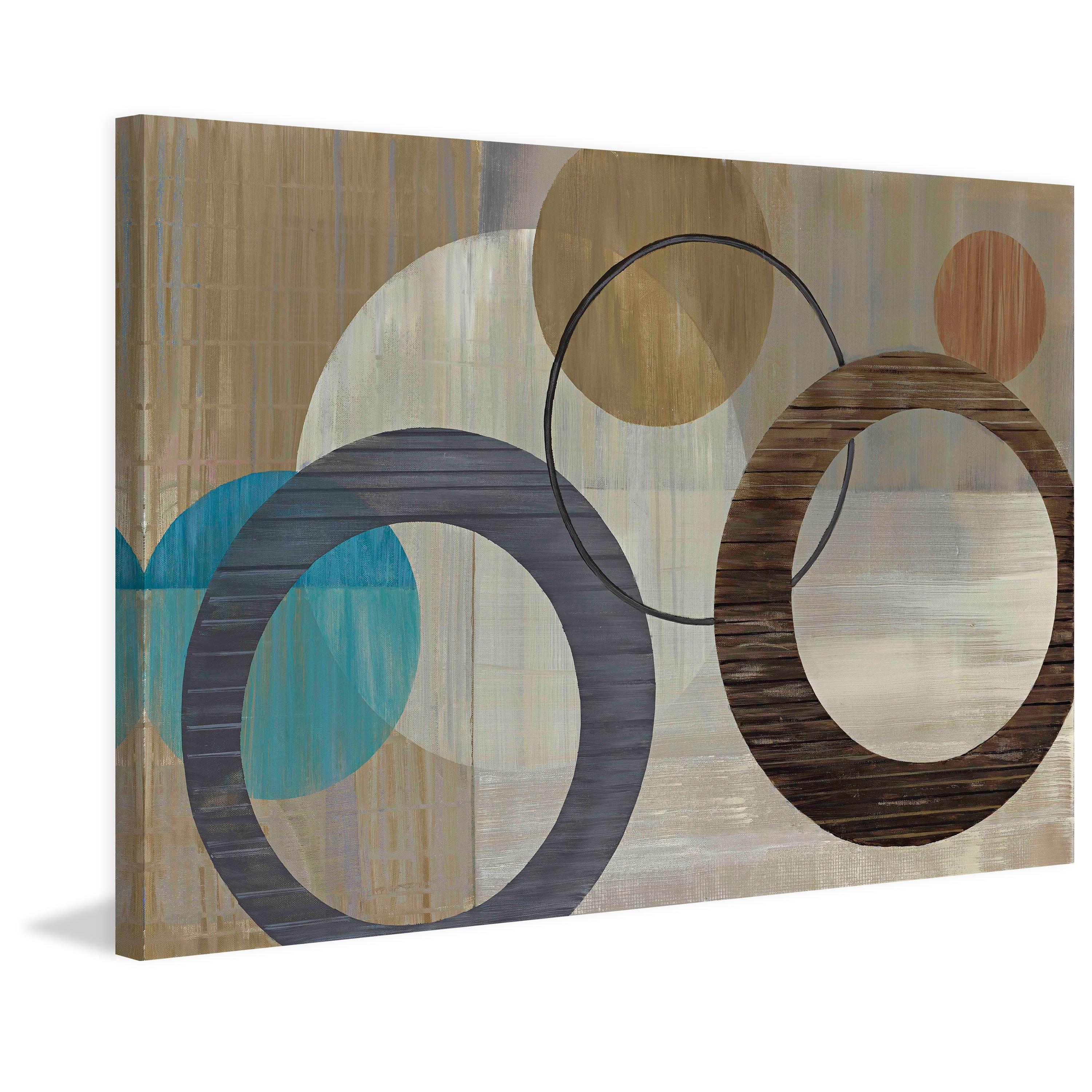 "Cosmic Orbit I" Painting Print on Wrapped Canvas - Walmart.com