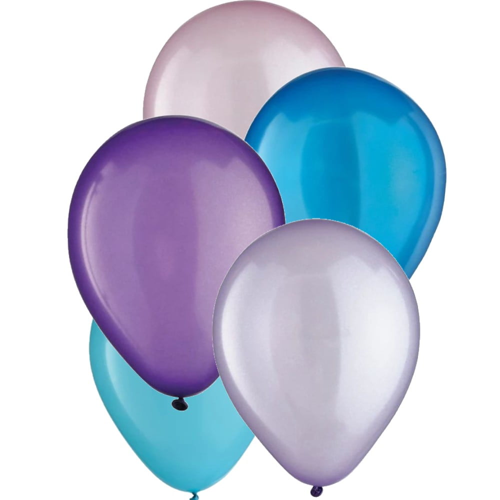 Cosmic Pearl 11-inch Latex Balloon Assortment 15 Per Pack - Walmart.com