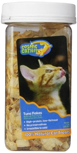 Cosmic Pet Cosmic Catnip Tuna Flakes Cat Treats, 1 Oz - Walmart.com
