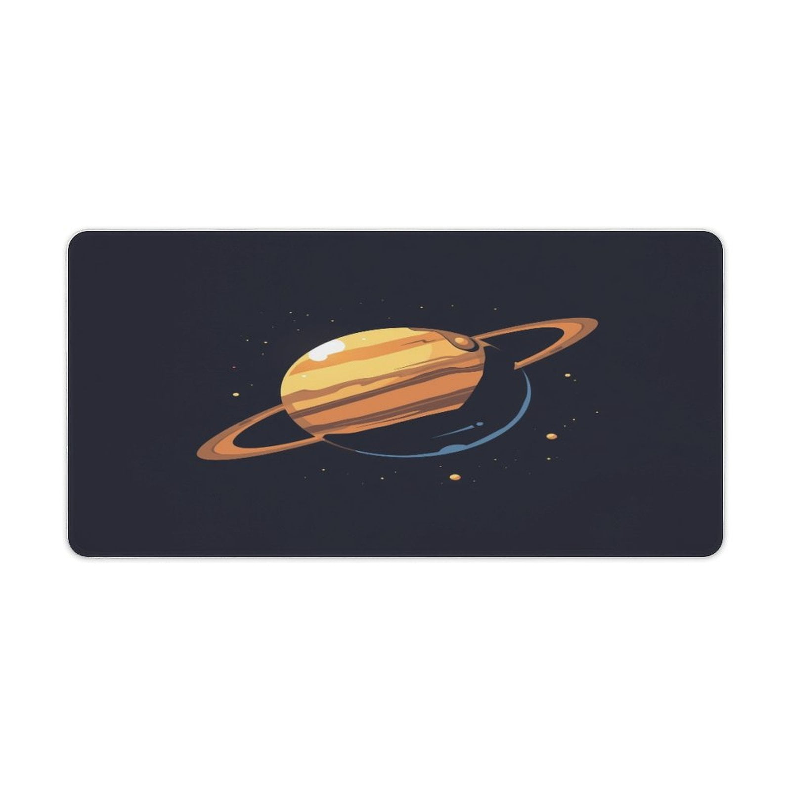 Cosmic Planet Gaming Mouse Pad with Stitched Edge Smooth Cloth Office ...