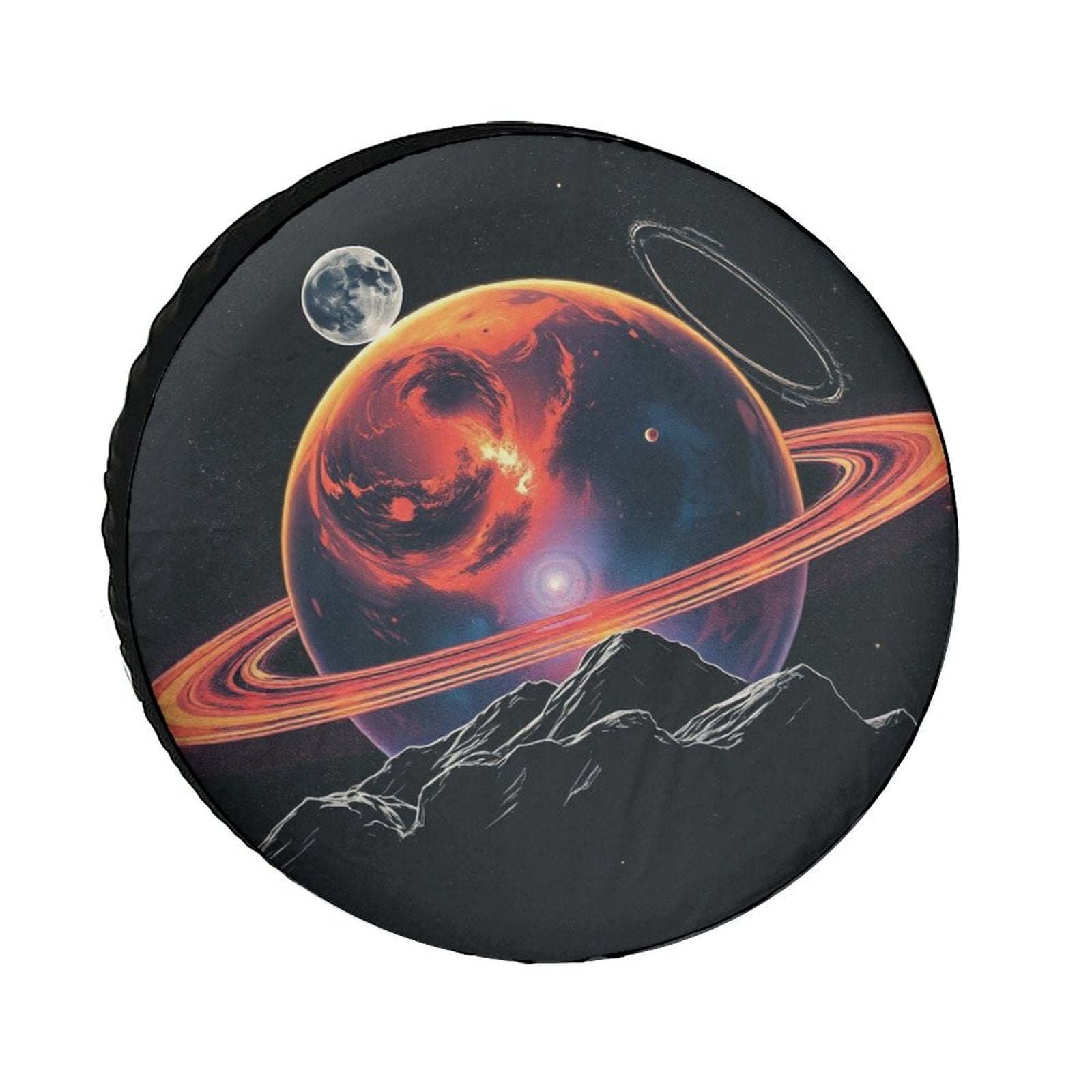 Cosmic Planet Spare Tire Cover Dust-Proof Wheel Tire Cover Fit Trailer ...
