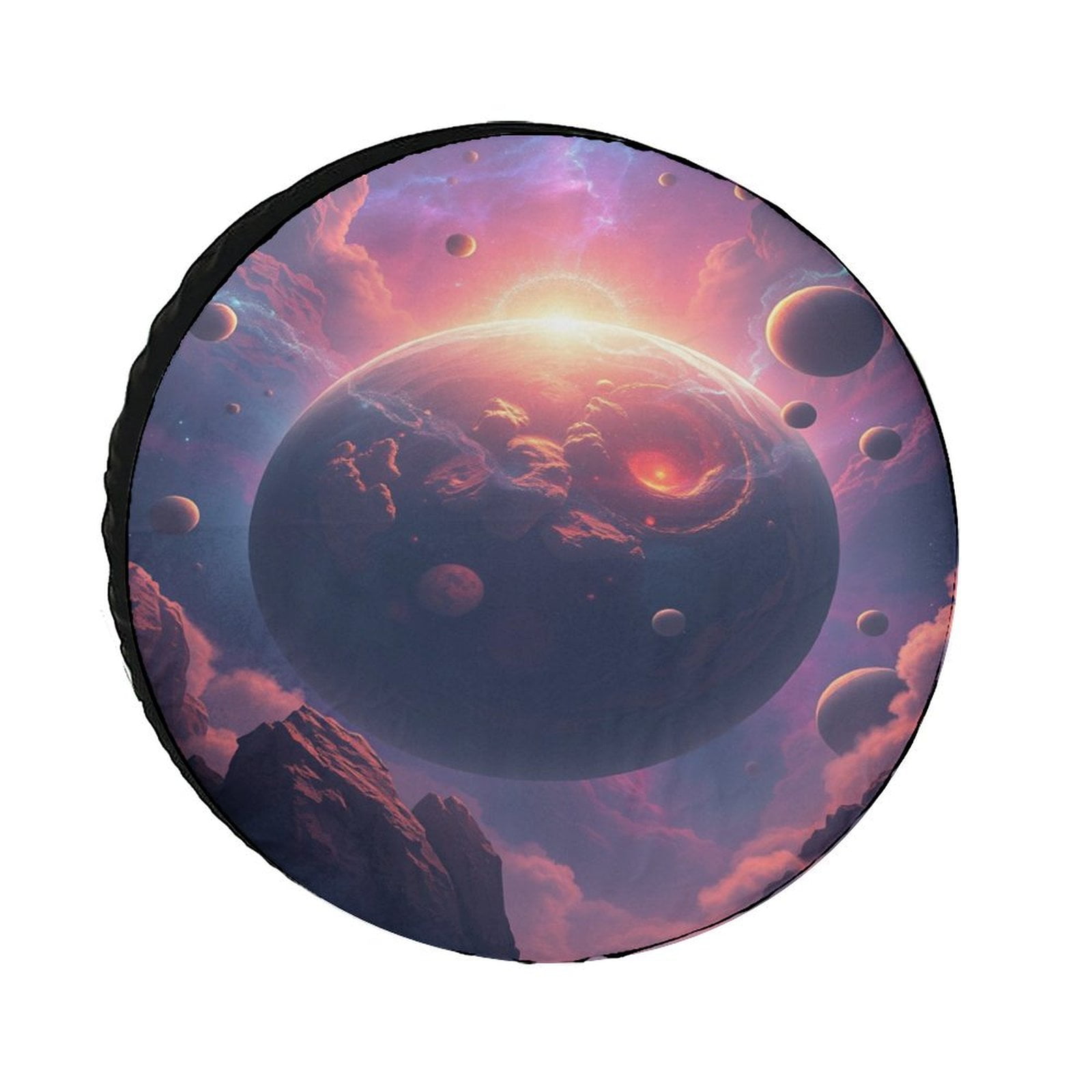 Cosmic Planet Spare Tire Cover Universal Waterproof Dust Proof Wheel ...