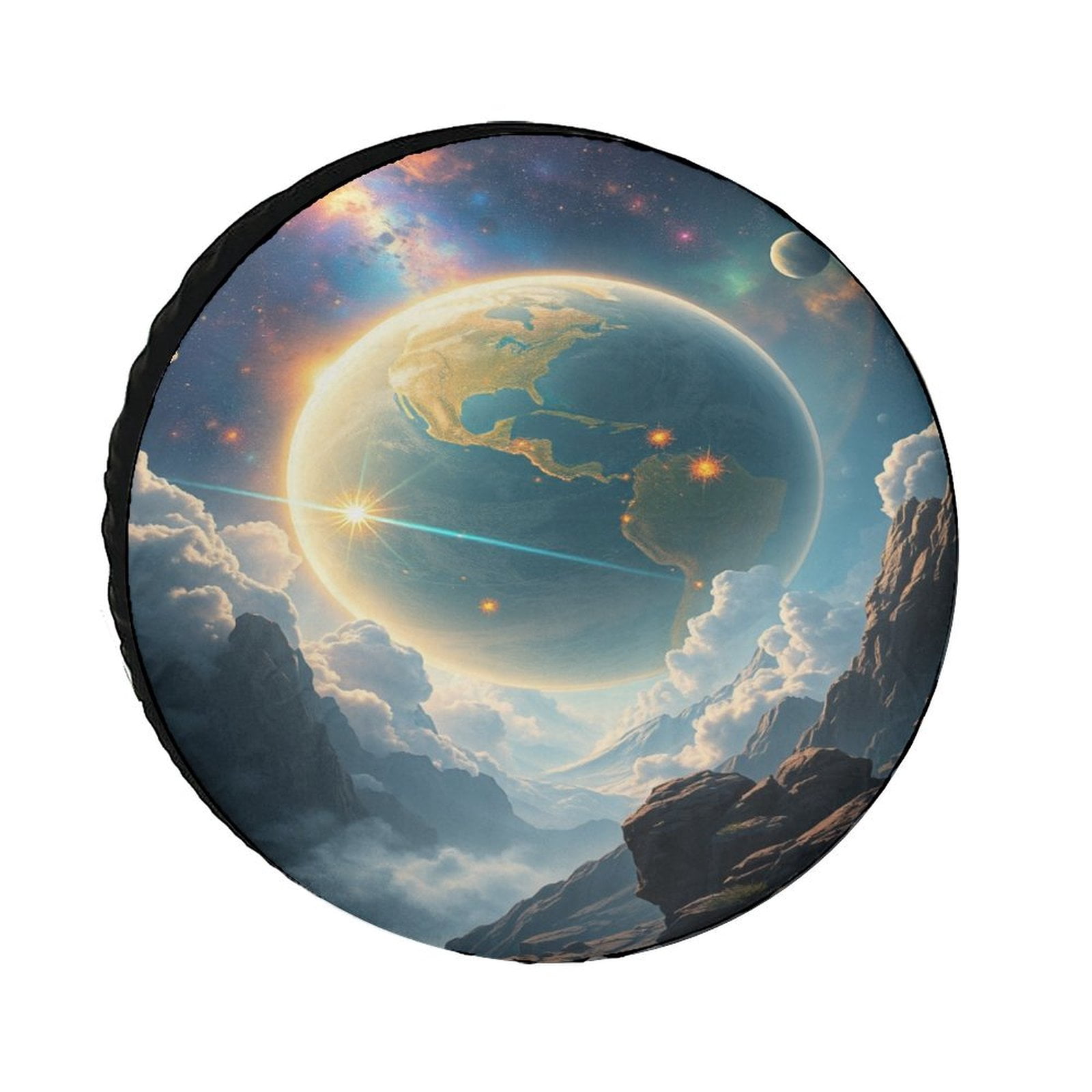 Cosmic Planet Spare Tire Cover Weatherproof Wheel Camper Protectors ...