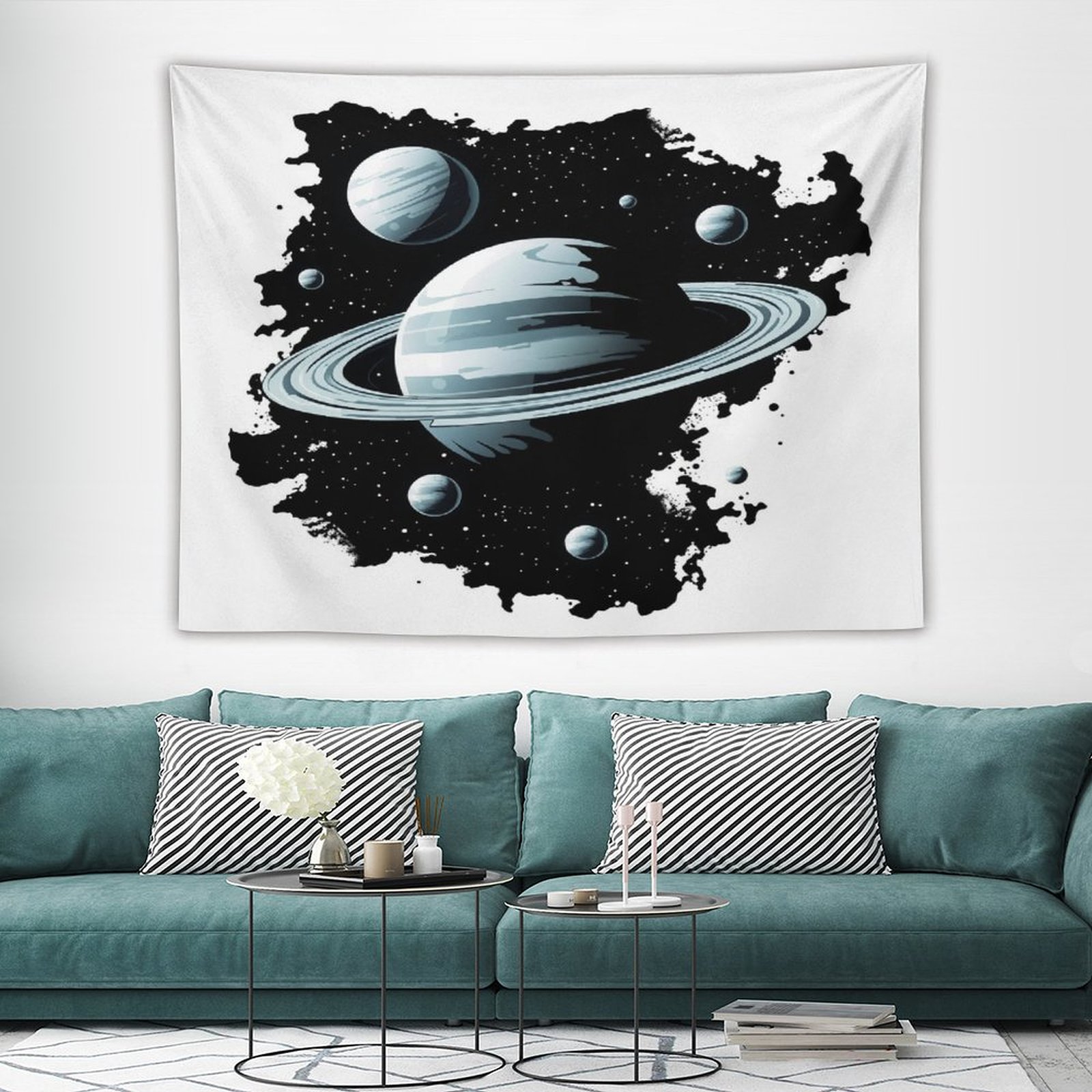 Cosmic Planet Wall Tapestry Poster Mall Hanging Background Cloth ...