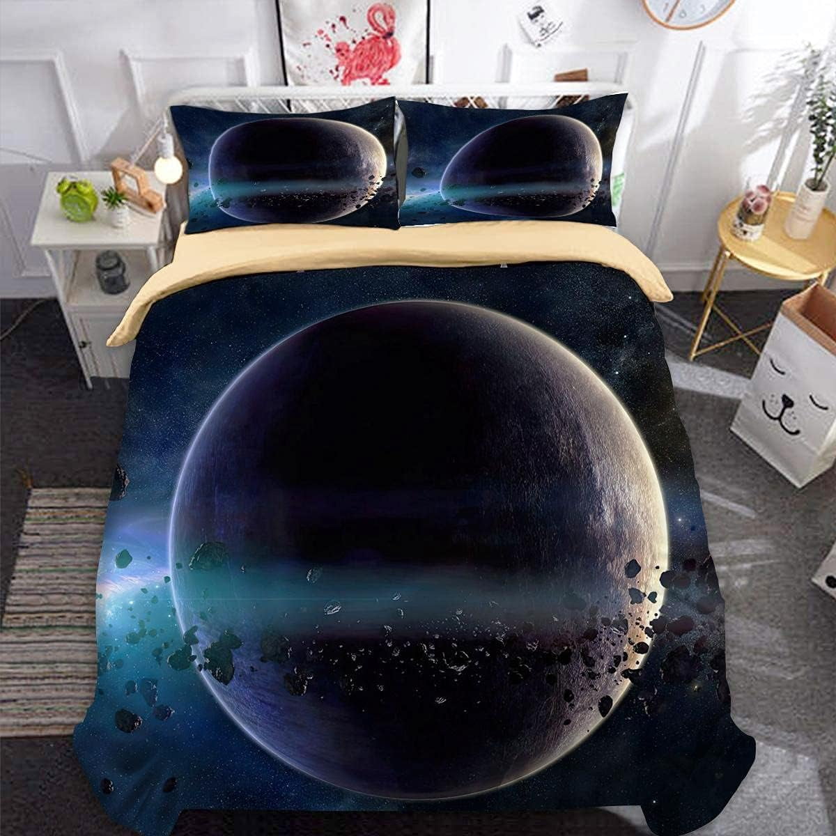 Cosmic Planets 3D Printed Duvet Sets, Microfiber Bedding Sets - Walmart.com