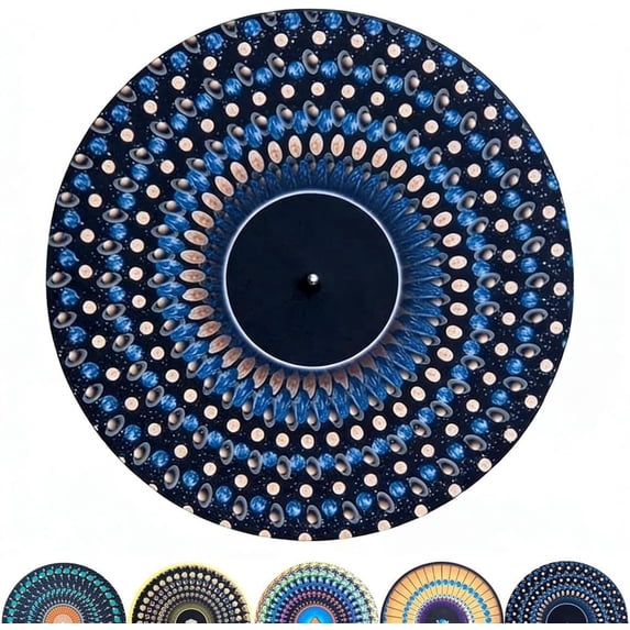 Cosmic Planets Animated Slipmat, Sci-Fi Space Themed Turntable Mat ...