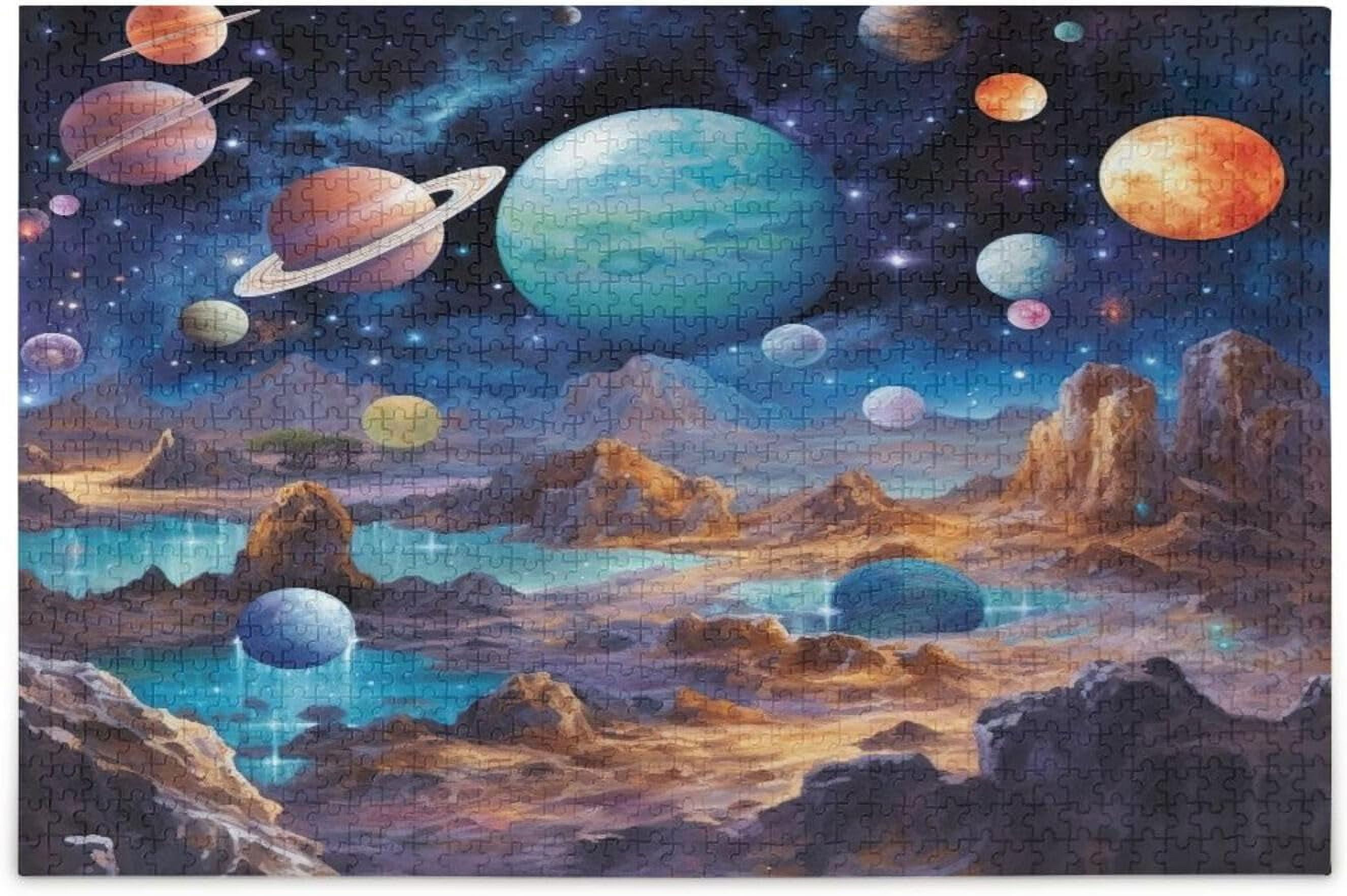 Cosmic Planets Jigsaw Puzzles for Adults or Kids 1000 Piece ...