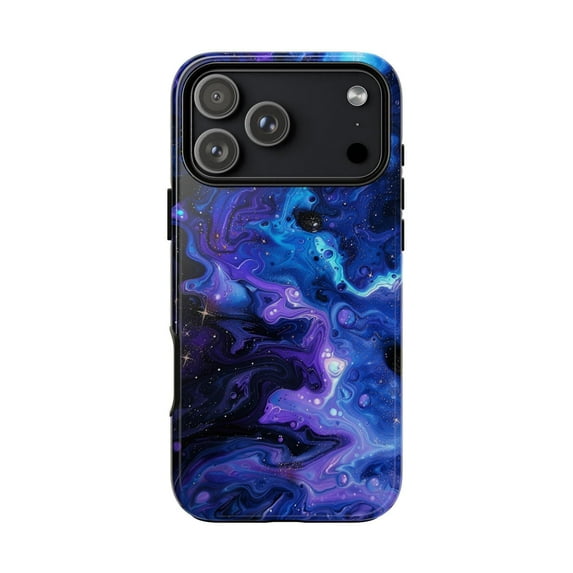 Cosmic Purple Brew Liquid Hydro Dip Vivid Abstract Flow Phone Case with ...