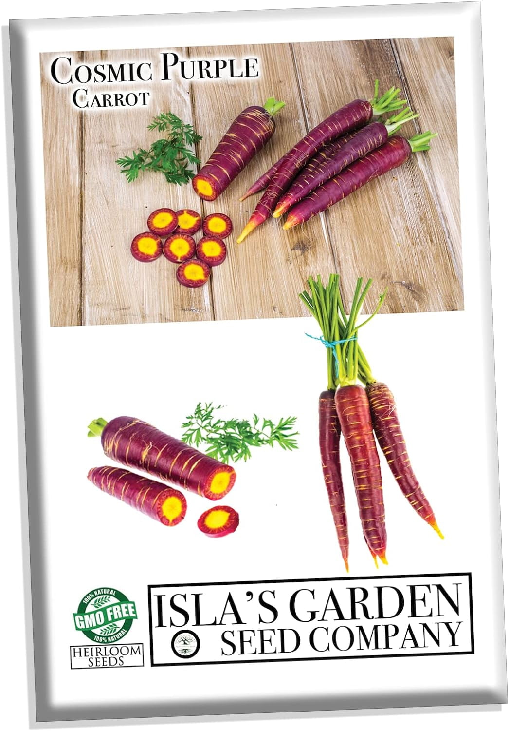 Cosmic Purple Carrot Seeds for Planting, 500+ Heirloom Seeds Per Packet ...